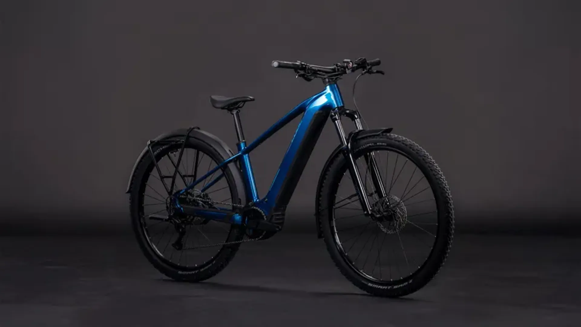 Cube Reaction Hybrid Performance 600 FE E-MTB In Electric Blue/Dazzle